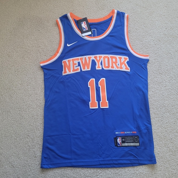 Nike | Shirts | New York Knicks Jalen Brunson 1 Stitched Nba Jersey Men ...